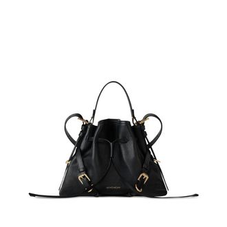 Givenchy Small Voyou Bucket Bag In Shiny Leather