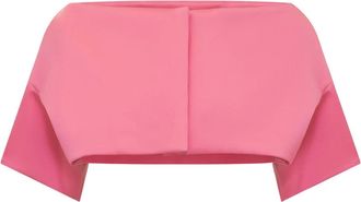 P.A.R.O.S.H. P.a.r.o.s.h., Femme, Blouses et Chemises, Rose, Taille: 40 FR Short Top