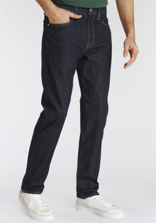 Levi's Tapered-fit-Jeans LEVIS 502 TAPER, Herren, Gr. 30, L&auml;nge 30, blau (schwarz indigo), Denim/Jeans, Obermaterial: 98% Baumwolle, 2% Elasthan, unifarben, 