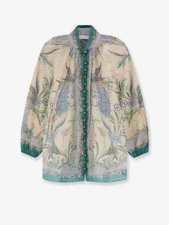 Zimmermann Indra cotton and silk shirt - ZIMMERMANN - gender_Woman
