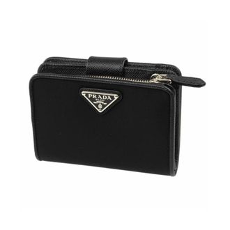 Prada Nylon und Leder Franz&ouml;sisches Portemonnaie - - Accessories - Damen - Schwarzk - ONE SIZE