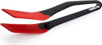 Woll Cook-It, Küchenzange, mit flexibler Kelle, 6 cm breit, 30 cm lang, Hitzebeständig bis 220°, Spülmaschinenfest