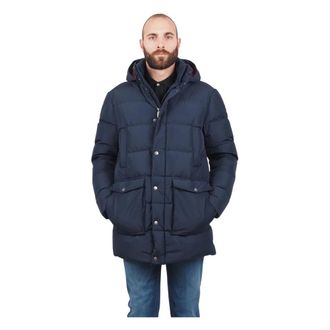 Ciesse Piumini Lange blaue Winterjacke f&uuml;r M&auml;nner - - Jackets - Herren - Blau - 2XL
