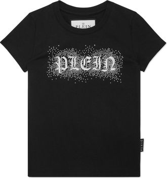 Philipp Plein Jersey T-Shirt Sexy Pure Ss Strass Gothic Plein