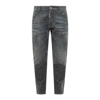 Dsquared2 Homme, Jeans, Noir, Taille: M Slim Twist Jeans