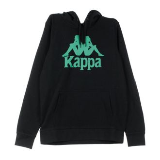 Kappa Homme, Sweatshirts et sweats à capuche, Noir, Taille: S Sweat à Capuche Homme Élégant Noir/Vert