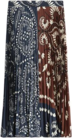 Max Mara Femme, Jupes, Multicolore, Taille: 38 FR Pliss&eacute; Midi Skirt