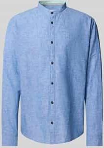 Tom Tailor Regular Fit Freizeithemd aus Leinen-Baumwoll-Mix