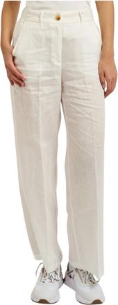 Pennyblack Femme, Pantalons, Blanc, Taille: 46 FR Wide Pantalons