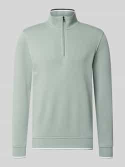 Christian Berg Sweatshirt mit Troyer-Kragen
