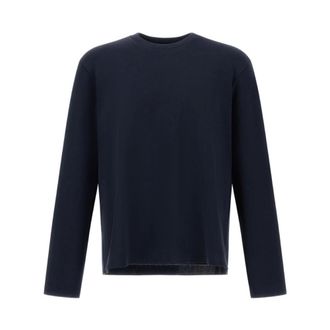 Herno Homme, Tops, Bleu, Taille: L T-Shirt Effet Maille Jersey
