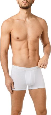 Bugatti Herren Trunks weiß Baumwolle & Mix unifarben