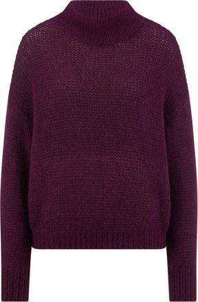 Inkadoro Pullover Stehbundkragen Inkadoro lila