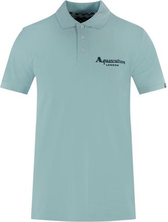 Aquascutum London 1851 Poloshirt f&uuml;r Herren (Hellblau)