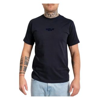 Replay Herren, Oberteile, Blau, LGr&ouml;&szlig;e