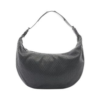 Dior Pre-owned Mesh Leather Shoulder Bag - - Pre-owned - Damen - Schwarzk - ONE SIZE