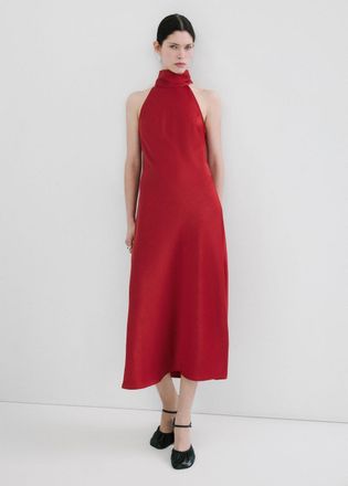 Mango Robe emmanchures am&eacute;ricaines naud rouge - Femme - XXS - MANGO