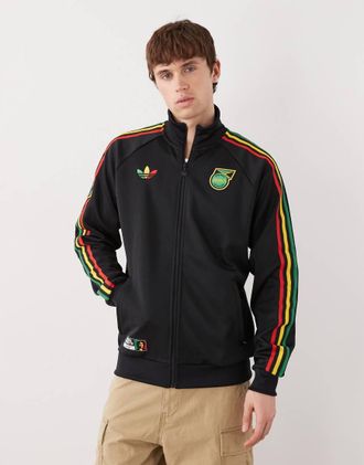 adidas adidas Football - Jama&iuml;que - Haut de surv&ecirc;tement - Noir