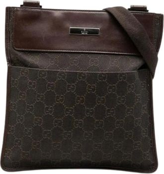 Gucci Sac bandouli&egrave;re Pre-owned - Femme - Pre-owned - Brun - Taille: ONE Size