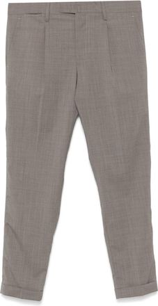 BRIGLIA 1949 Cropped-Hose mit Tapered-Bein - Braun