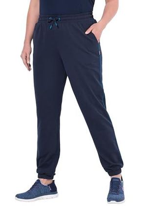 Ulla Popken Jogginghose, Akzent Pantalon d&eacute;contract&eacute;, Marine, 50W / 32L Femmes