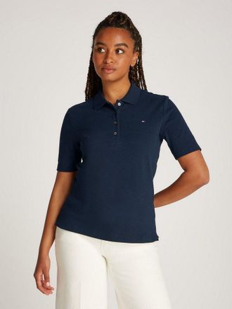 Tommy Hilfiger Poloshirt Regular Fit Pique Premium Polo Baumwollmischung, regular fit