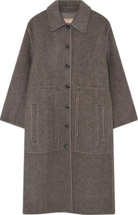 Gustav G&uuml;rtelmantel - - Coats - Damen - Braun - S