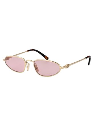 Miu Miu Womens Sunglasses 0mu A52s Pale Gold Metal