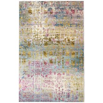 Dmora Tapis, Antid&eacute;rapant, Lavable en Machine, 140x220 cm Multicolore - North Ridgeville