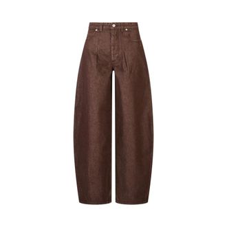 Jacquemus Le De-N&icirc;mes Ovalo - - Jeans - Damen - Braun - W27