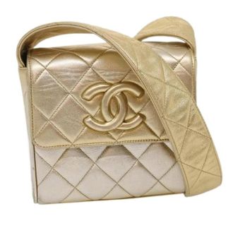 Chanel Pre-owned Leder Schultertasche - - Pre-owned - Damen - Gelb - ONE SIZE