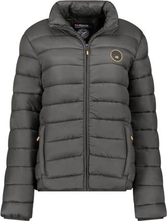 Geographical Norway ATIKAMAP Femme - Doudoune L&eacute;g&egrave;re Matelass&eacute;e Mi-Saison - Blouson Chaud Daily Wear - Veste Outdoor Coupe-Vent avec Capuche Amovible - Style Urbain Autom