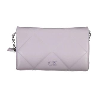 Calvin Klein Femme, Sacs, Violet, Taille: ONE Size Sac Bandouli&egrave;re Violet avec Fermeture &agrave; Clip