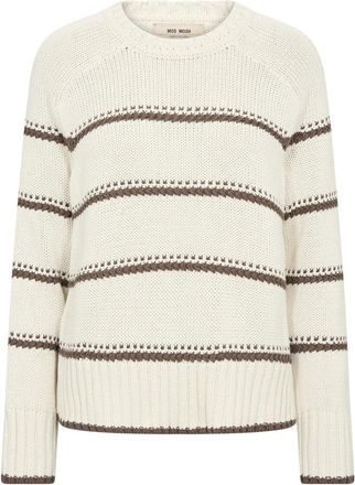 Mos Mosh MOS Mosh, Femme, Pulls, Beige, Taille: 38 FR Tricot ras du cou