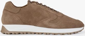 Profuomo Leichter Runner-Sneaker aus Veloursleder in