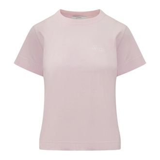 Givenchy T-Shirt aus Baumwolle mit Stempelprint - - Tops - Damen - Rosa - S