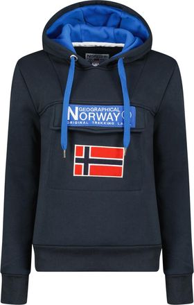 Geographical Norway Damen Gadrienama Lady Kapuzenpullover, Marine, 48
