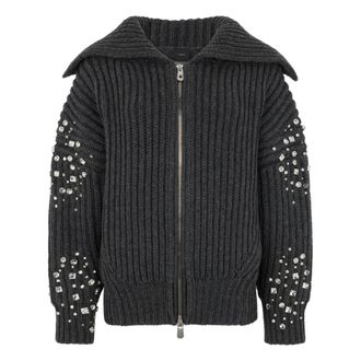 Pinko New Gavi Cardigan - - Knitwear - Damen - Grau - XS