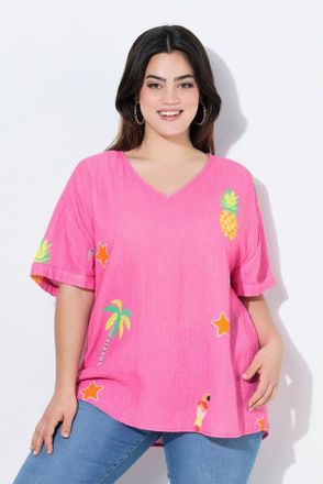 Angel Of Style T-Shirt T-Shirt A-Linie farbiges Muster