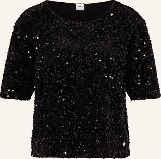 Brax Brax Blusenshirt Cara Mit Pailletten schwarz