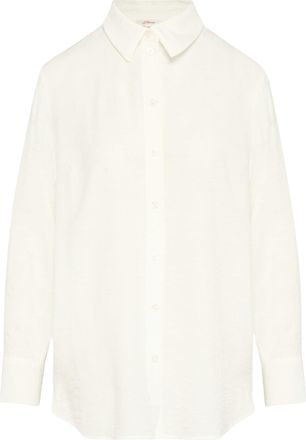 s.Oliver Hemdbluse mit verl&auml;ngertem R&uuml;ckenteil