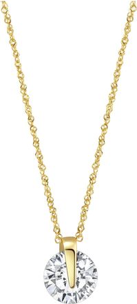 Fascination by Ellen K Halskette Gold 333 mit Zirkonia wei&szlig; 10mm