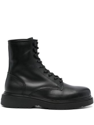 Calvin Klein bottes en cuir - Noir
