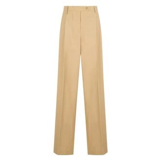 Alberta Ferretti Moderne- hoch taillierte Hose- Komfort und Stil - - Trousers - Damen - Beige - XL
