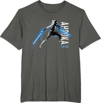 Star Wars The Clone Wars Ahsoka Tano Dual Lightsabers T-Shirt