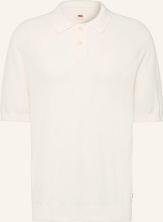 Levi's Strick-Poloshirt weiss
