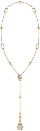 Philipp Plein Femme, Accessoires, Jaune, Taille: ONE Size Hexagon 36mm Necklace Watch