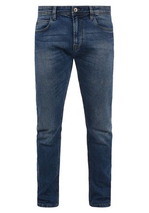 Indicode IDQuebec Herren Jeans Hose Denim mit Stretch-Anteil Regular Fit, Gr&ouml;&szlig;e:W36/34, Farbe:Medium Indigo (869)
