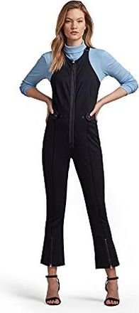 G-Star G-Star Femme Combi-Pantalon Slim Fit Dungaree, Bleu (rinsed D19248-C540-082), S