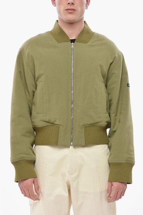 Namacheko Padded Cotton-and-Silk Bomber with Zip Closure Namacheko